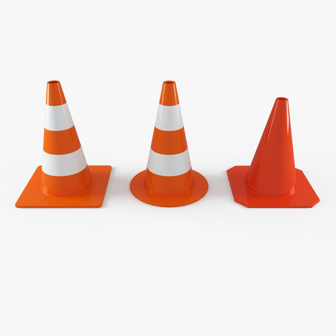 Traffic Cone Street Elements 3d Max