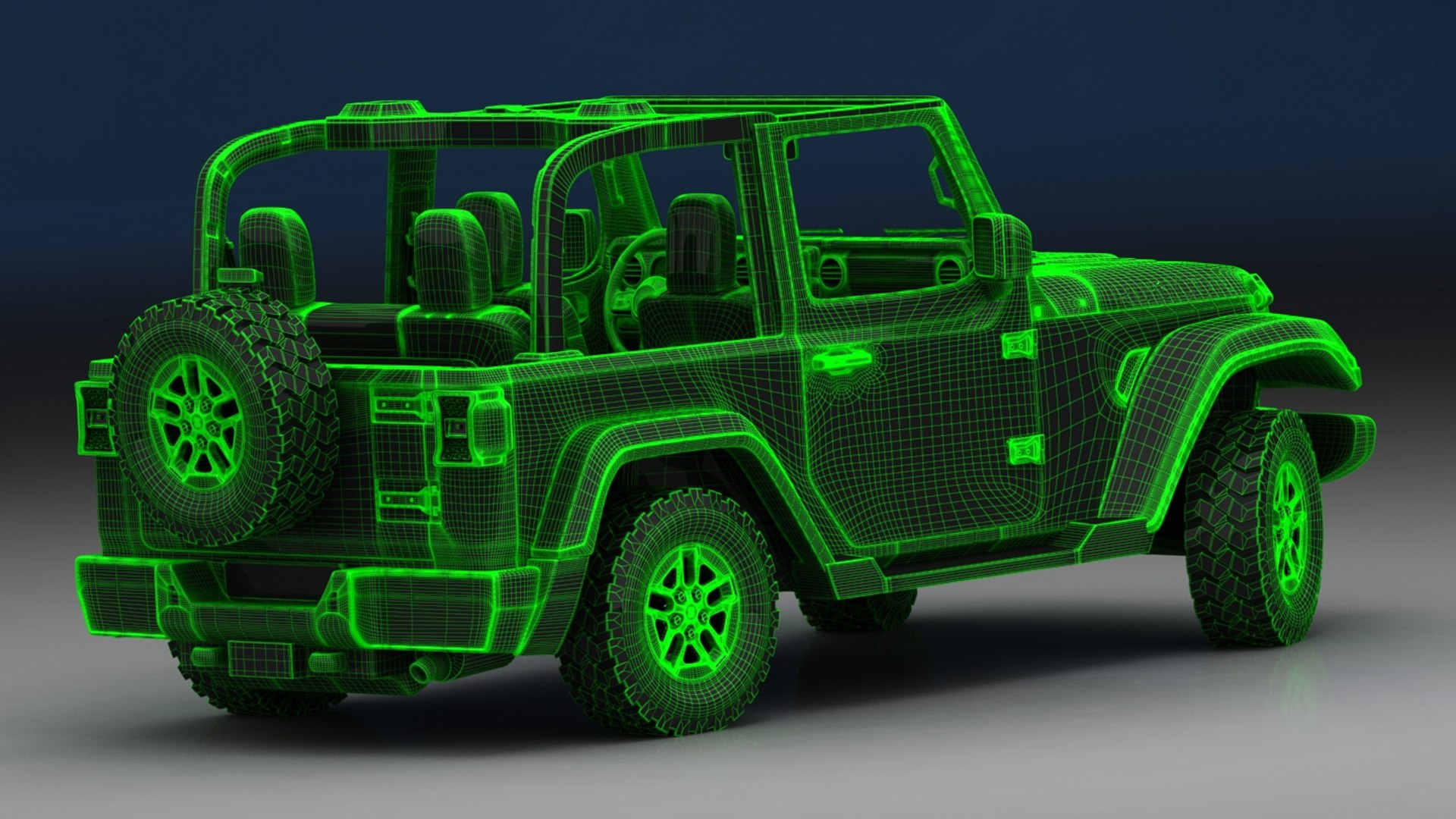 3D Jeep Wrangler Rubicon 2019 - TurboSquid 1406634