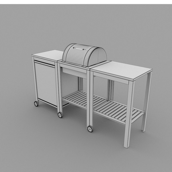 Barbeque 3D model - TurboSquid 1488636