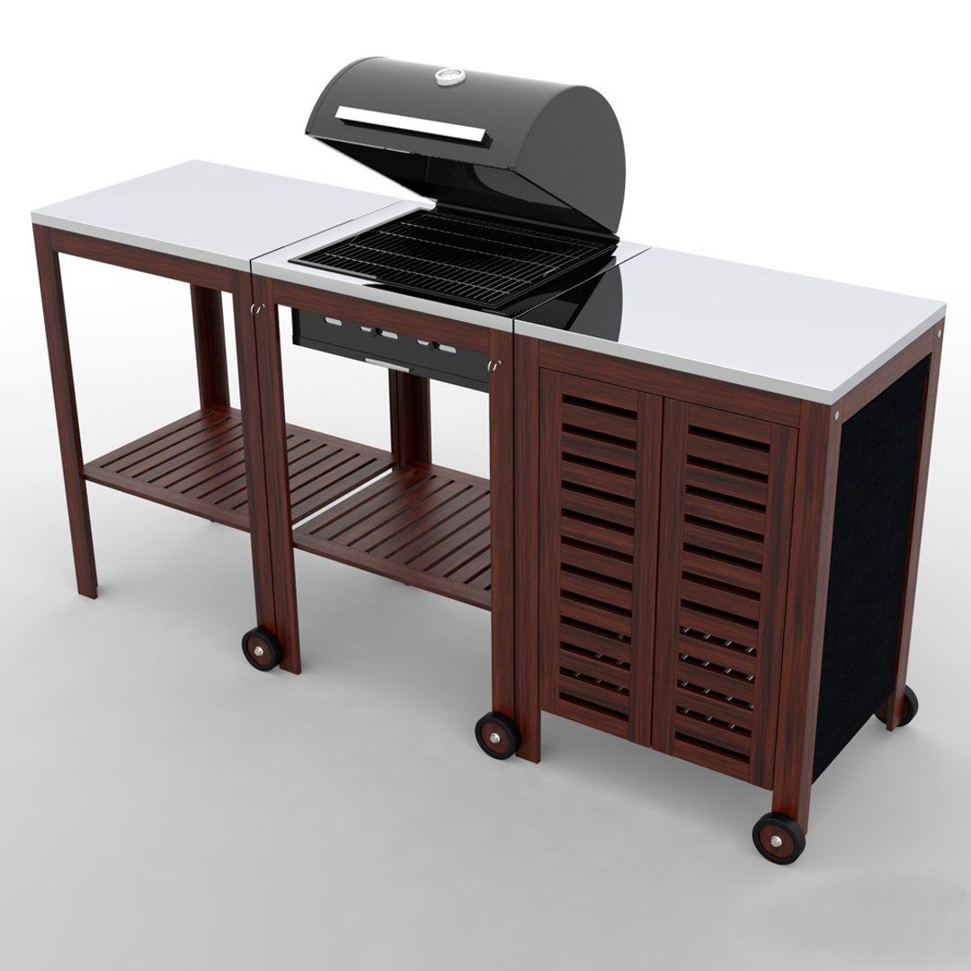 Barbeque 3D model - TurboSquid 1488636