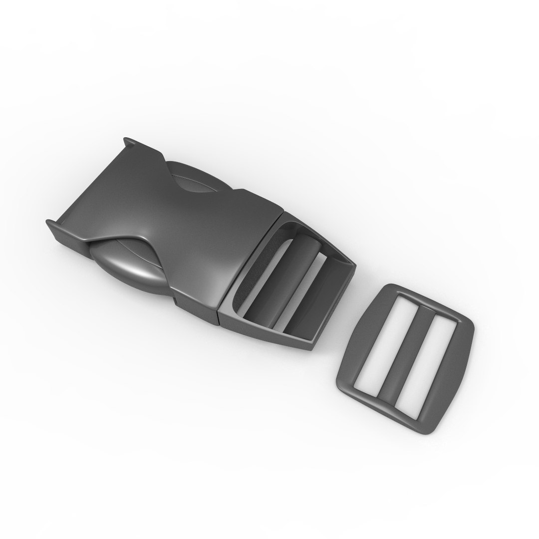 Buckle Modeled 3d Model