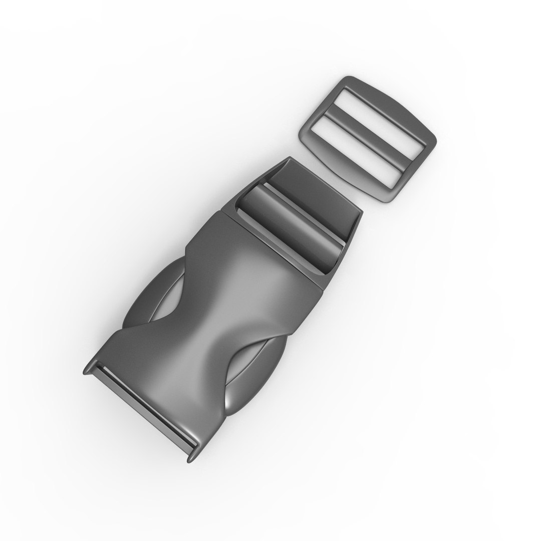 Buckle Modeled 3d Model