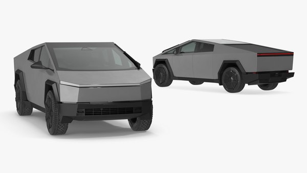 modelo 3d Camión cibernético Tesla 2024 - TurboSquid 2181273