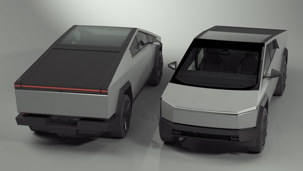 modelo 3d Camión cibernético Tesla 2024 - TurboSquid 2181273