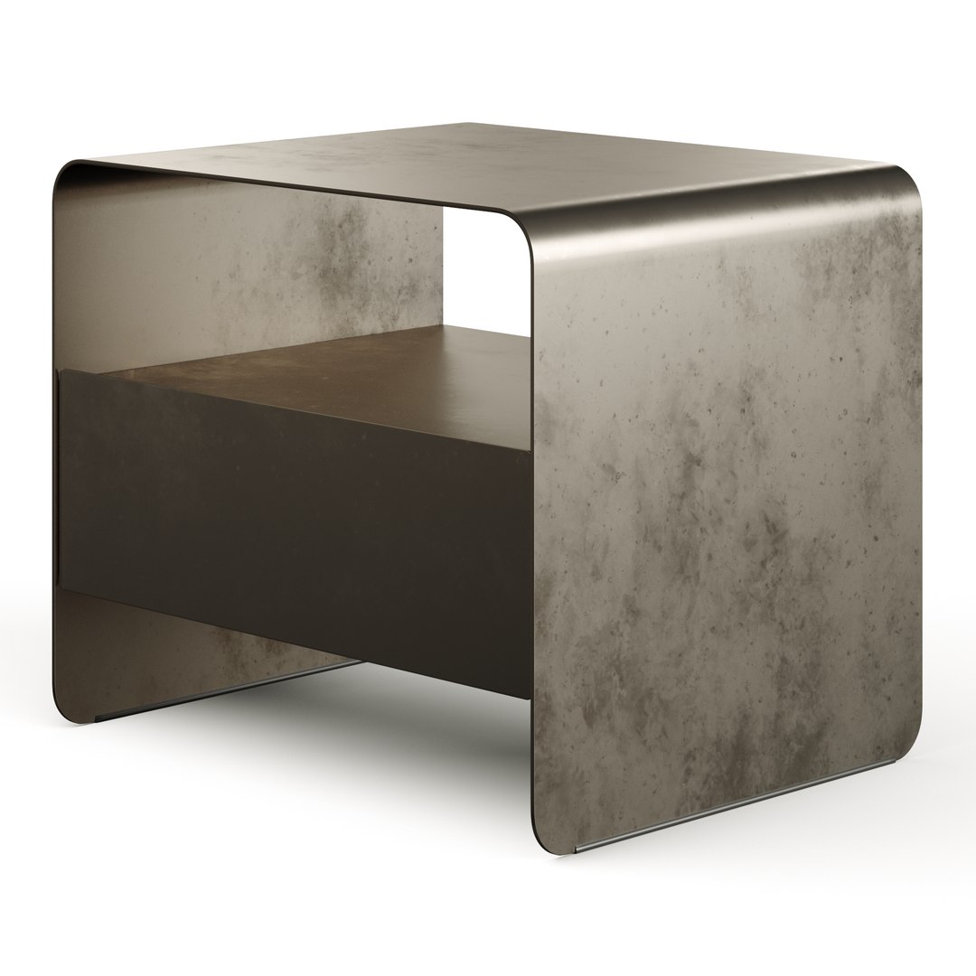 3D Flou Foglio Bedside Table Model - TurboSquid 1911488