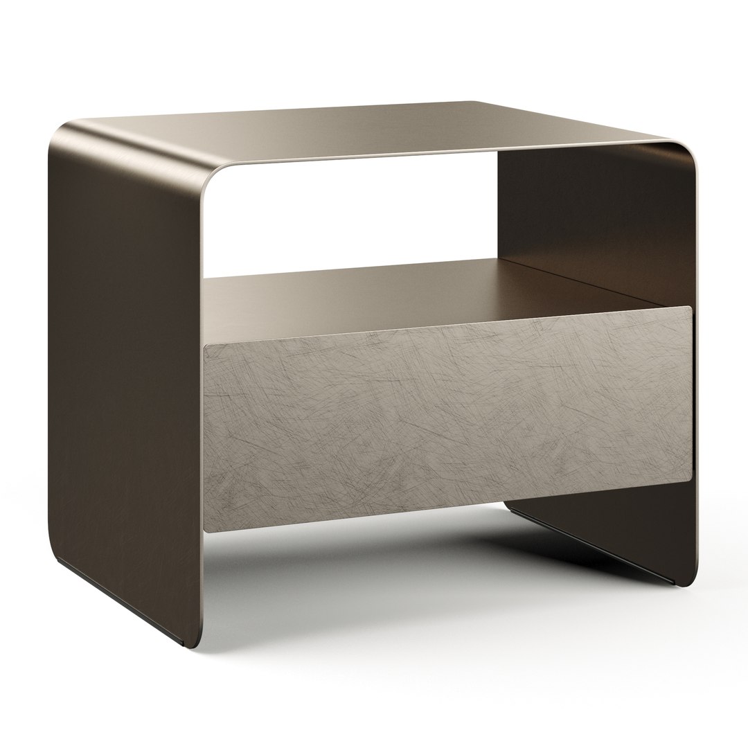 3D Flou Foglio Bedside Table Model - TurboSquid 1911488