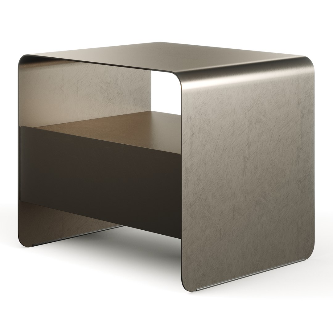 3D Flou Foglio Bedside Table Model - TurboSquid 1911488