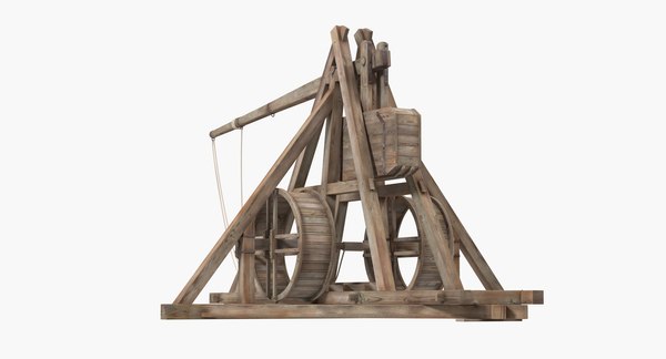 3d medieval trebuchet model