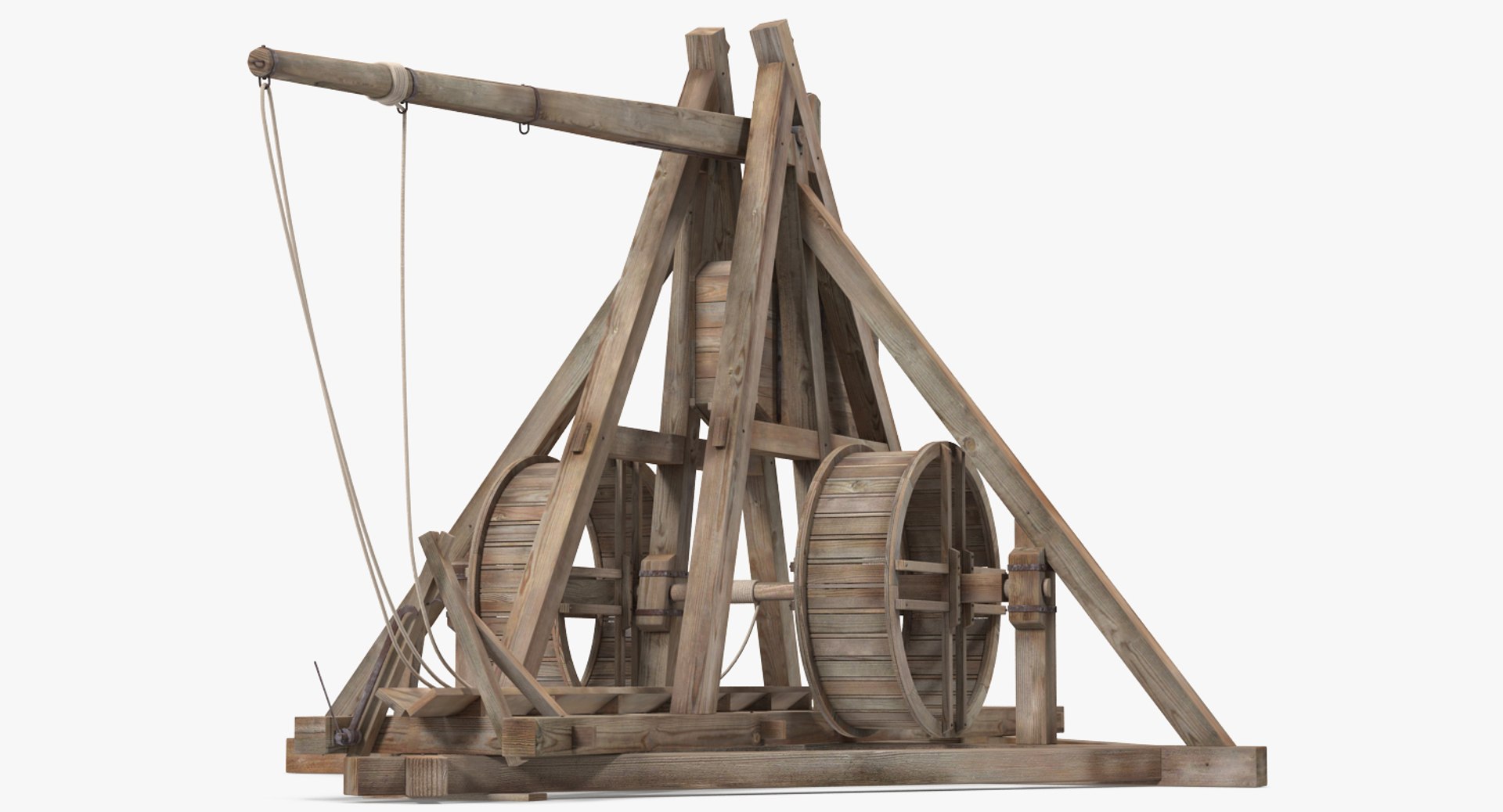 3d Medieval Trebuchet Model