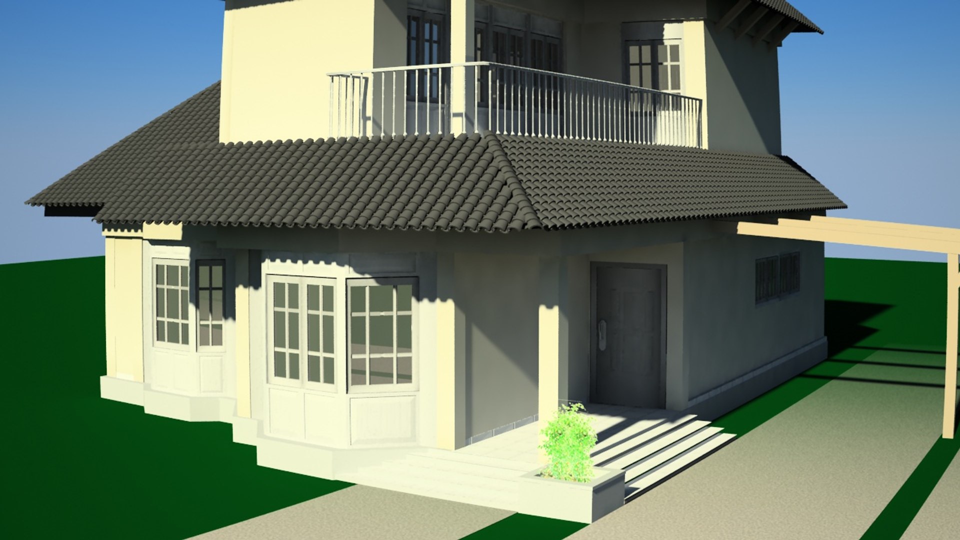 House Simple 3d Model