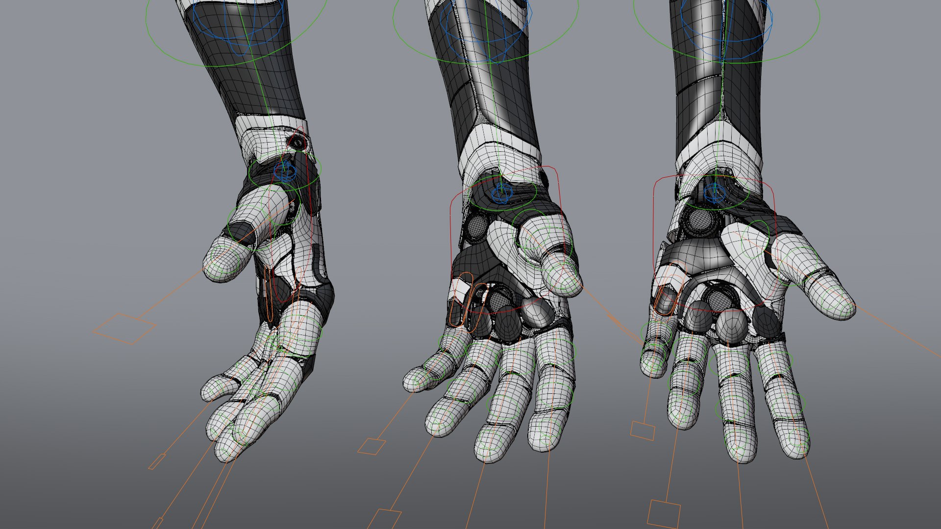 3D Robotic Hand Anatomy 04 Model - TurboSquid 1913059