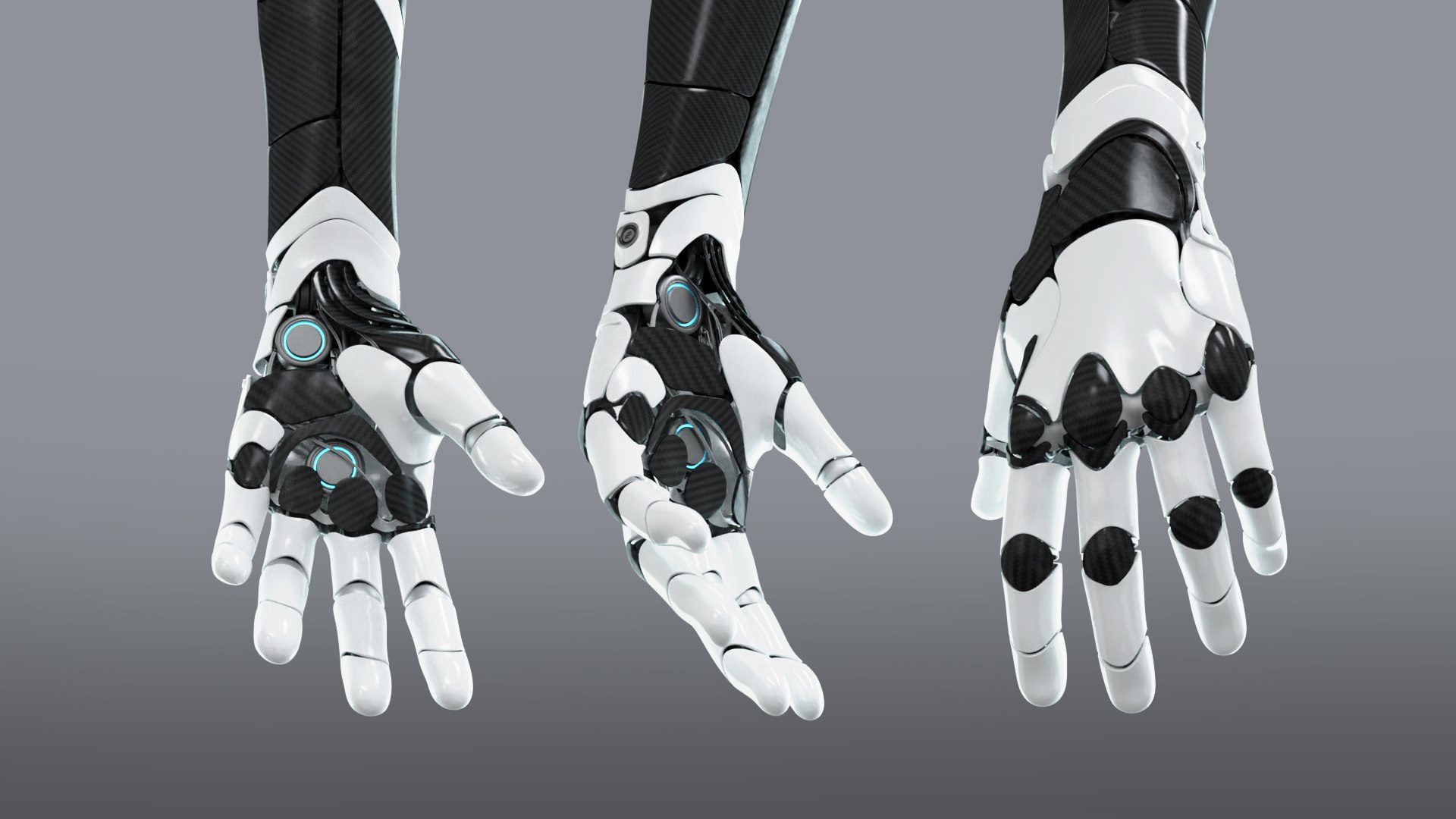 3D Robotic Hand Anatomy 04 Model - TurboSquid 1913059