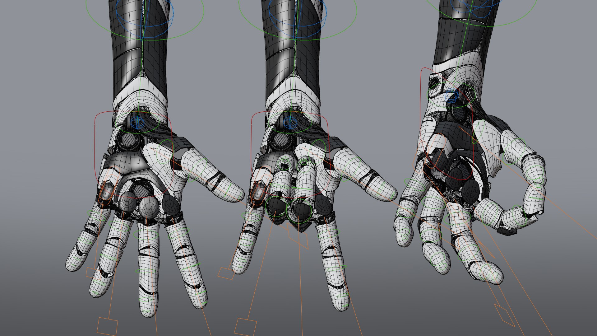 3D Robotic Hand Anatomy 04 Model - TurboSquid 1913059