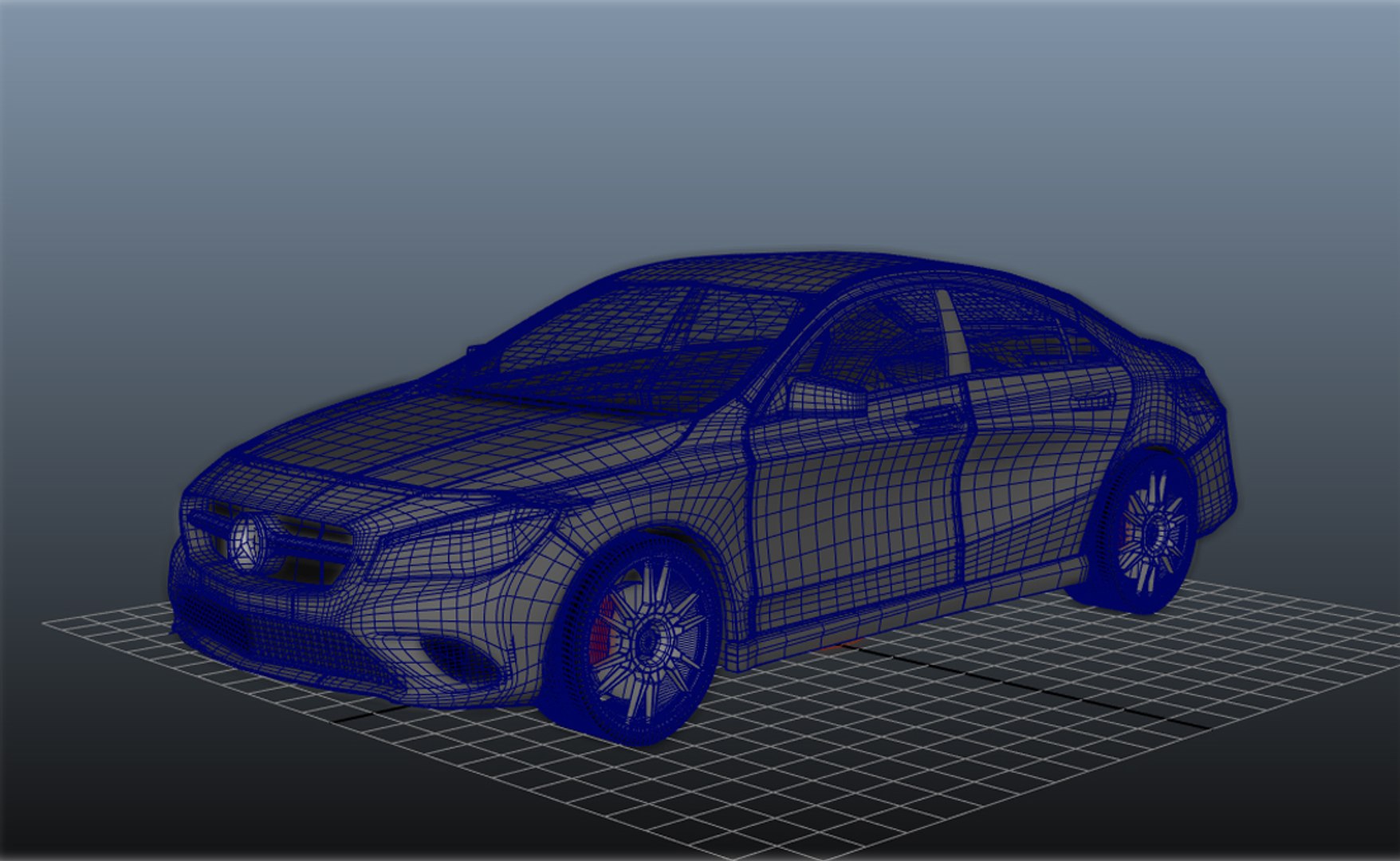3d Mercedes Cla Model