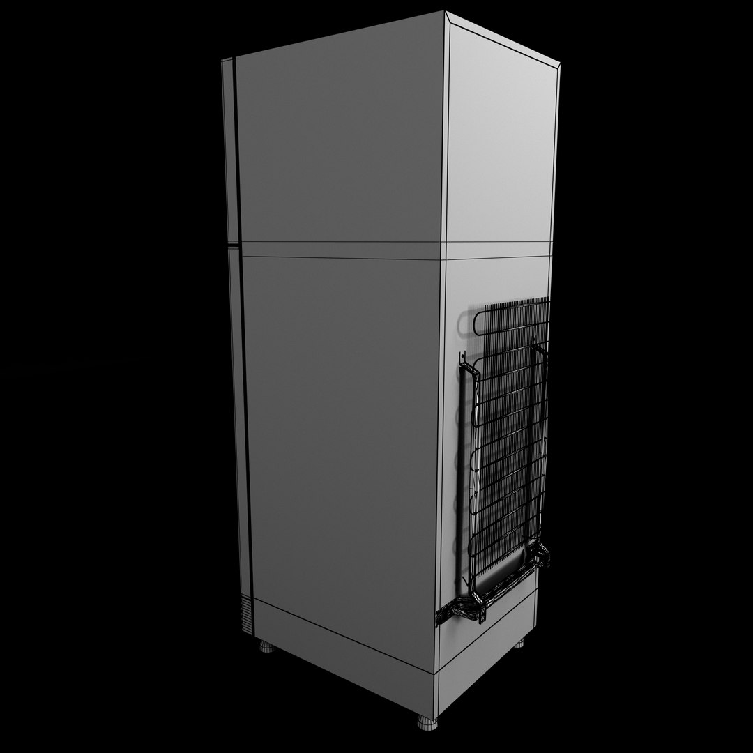 Geladeira Vintage Frigidaire 3D Model - TurboSquid 2081497