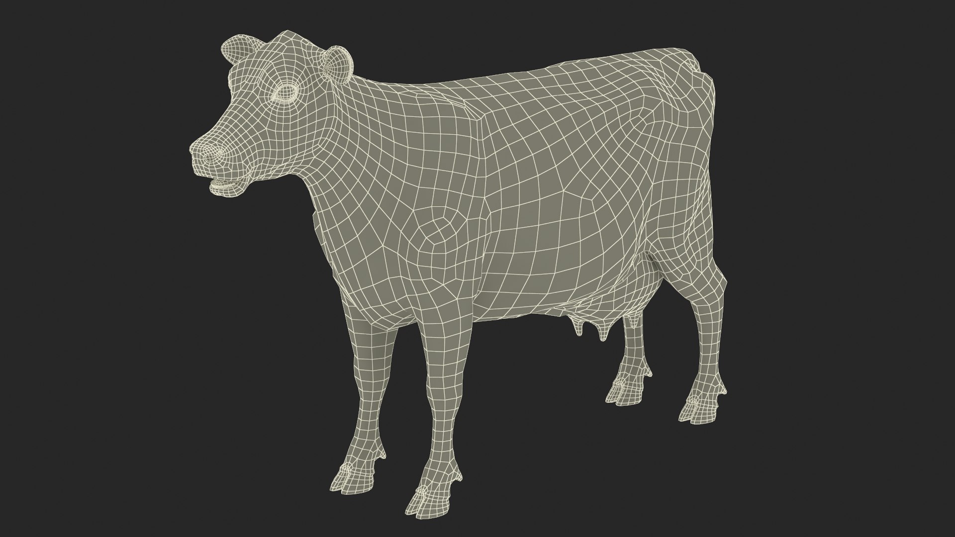 3D Cattle Cow - TurboSquid 2311815