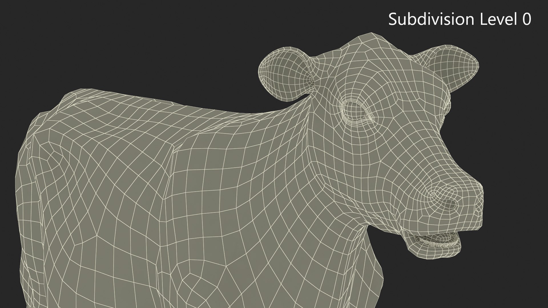 3D Cattle Cow - TurboSquid 2311815