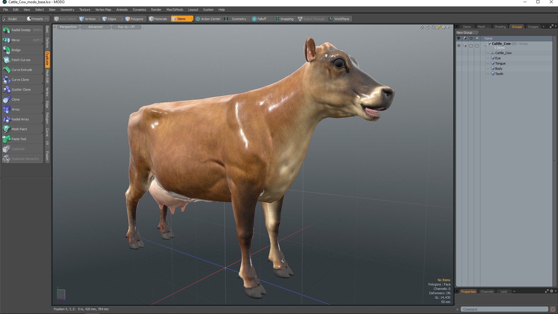 3D Cattle Cow - TurboSquid 2311815
