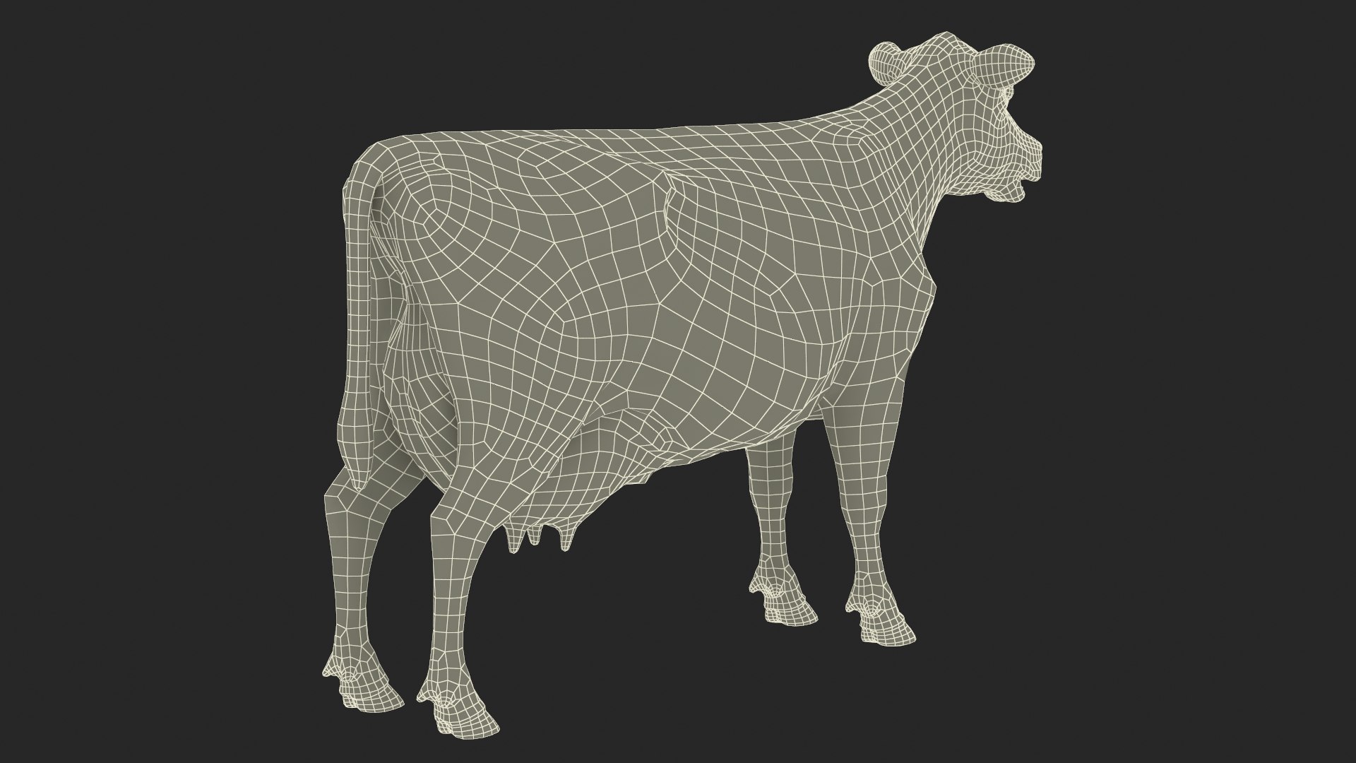 3D Cattle Cow - TurboSquid 2311815
