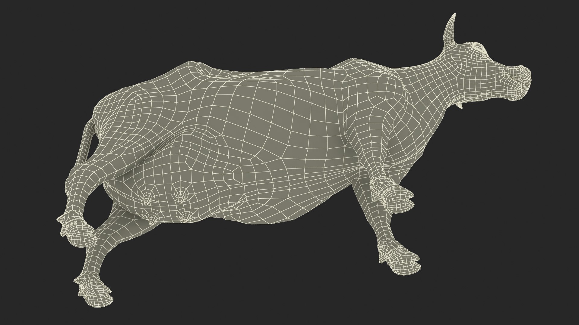 3D Cattle Cow - TurboSquid 2311815