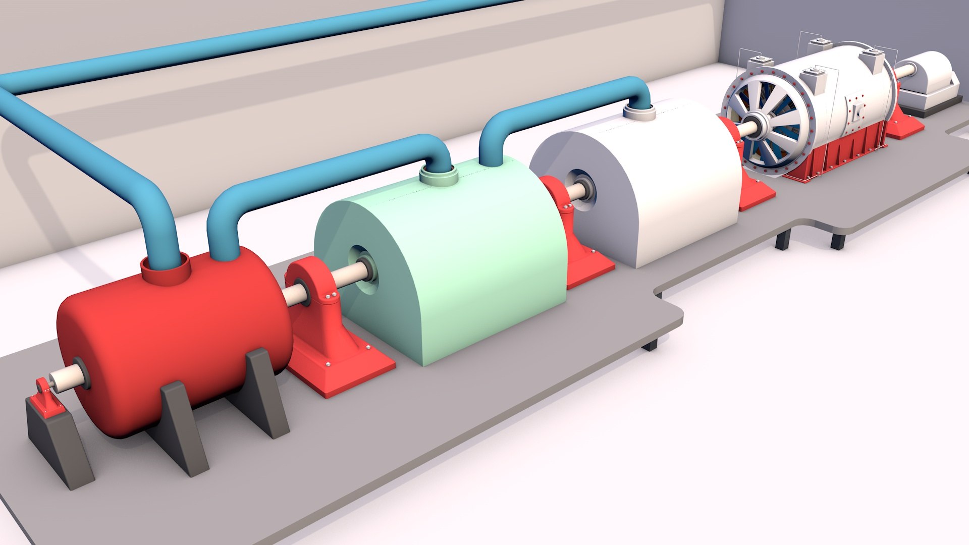 3D Thermal Power Plant Model - TurboSquid 1950616