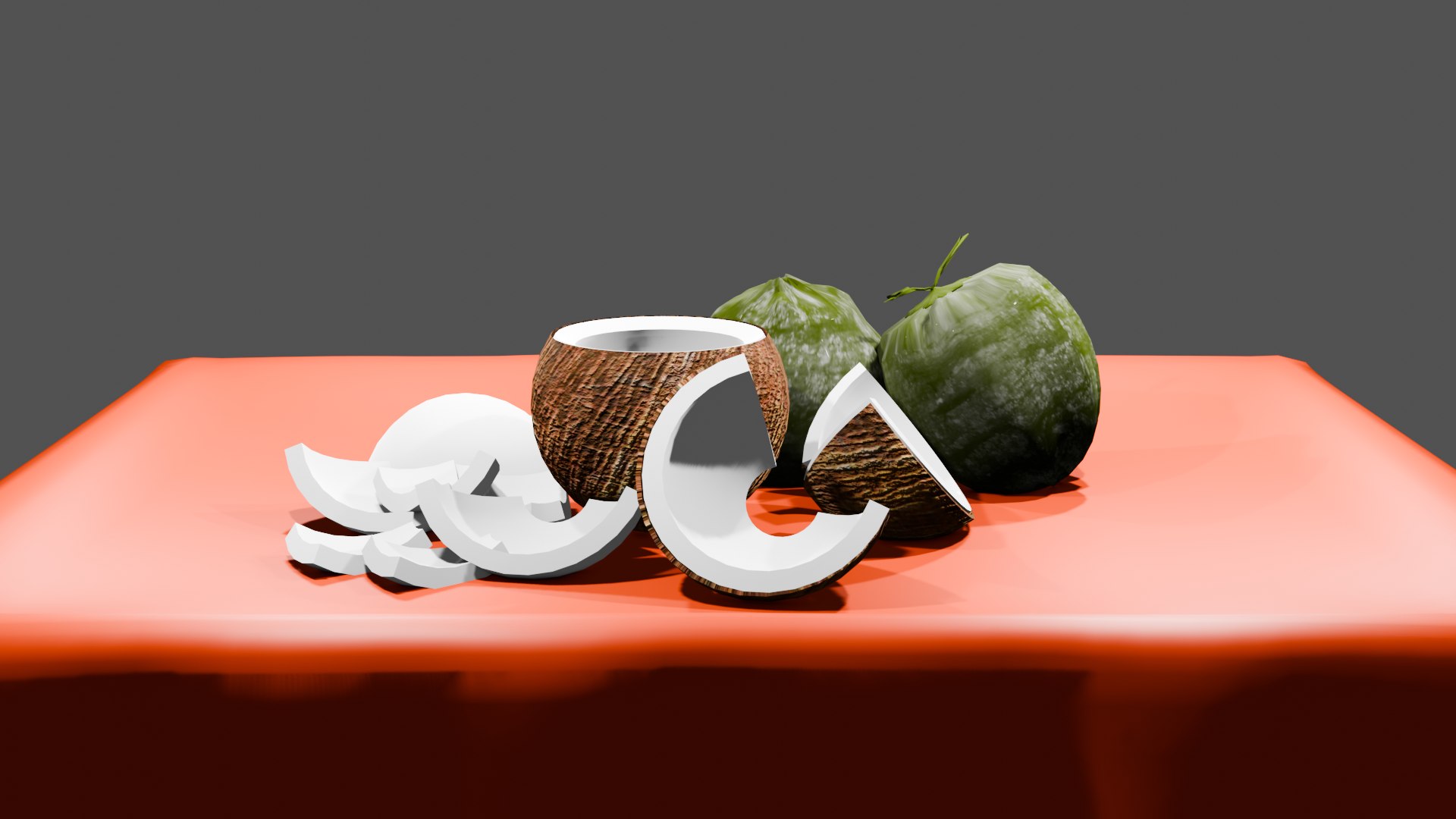 COCONUT Model - TurboSquid 2291428