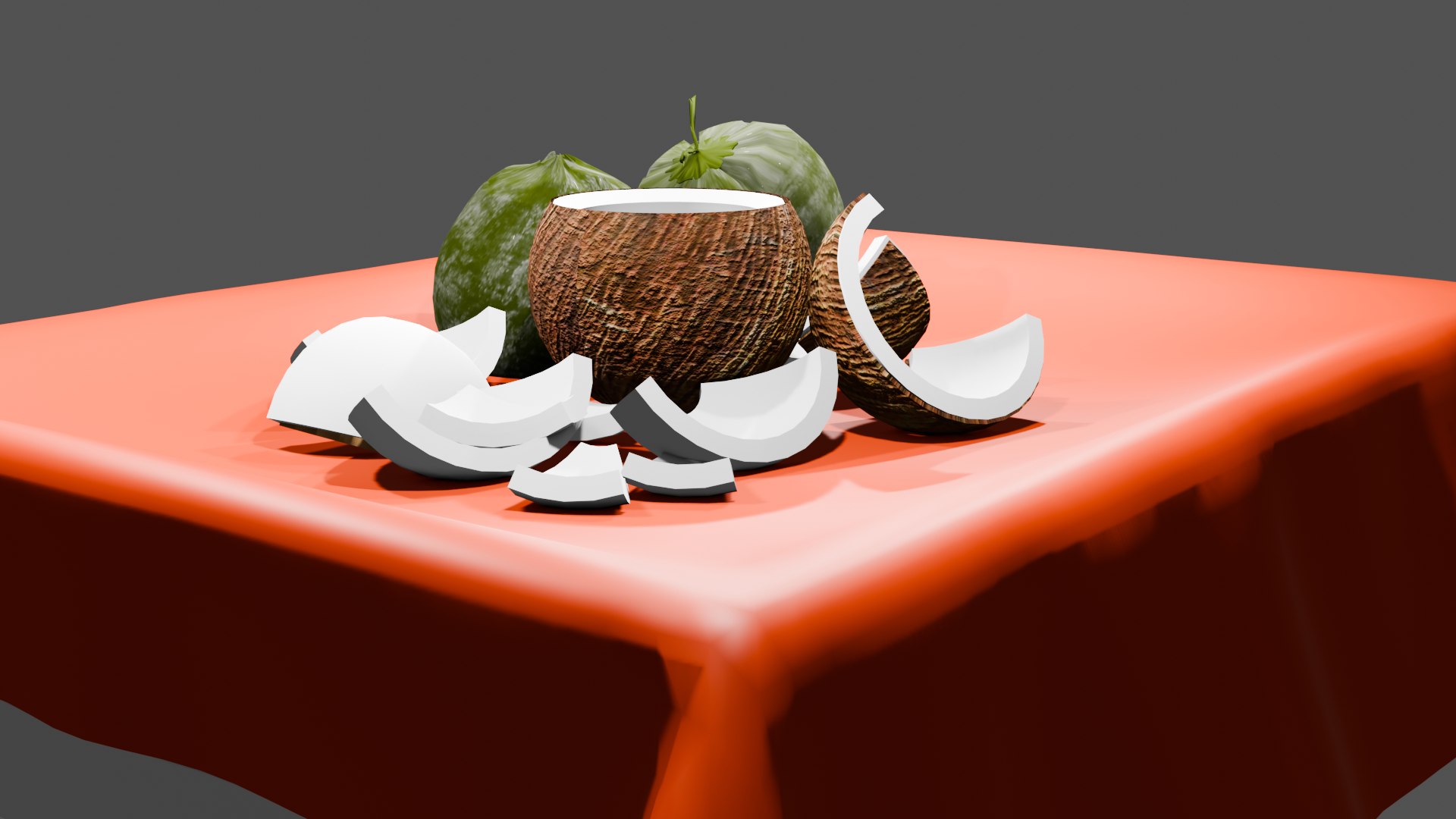 COCONUT Model - TurboSquid 2291428