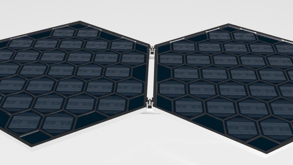 modelo 3d SolarPanel Hexagonal - TurboSquid 1921172