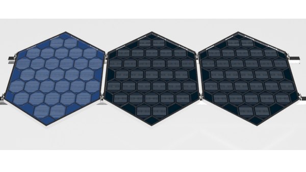 modelo 3d SolarPanel Hexagonal - TurboSquid 1921172