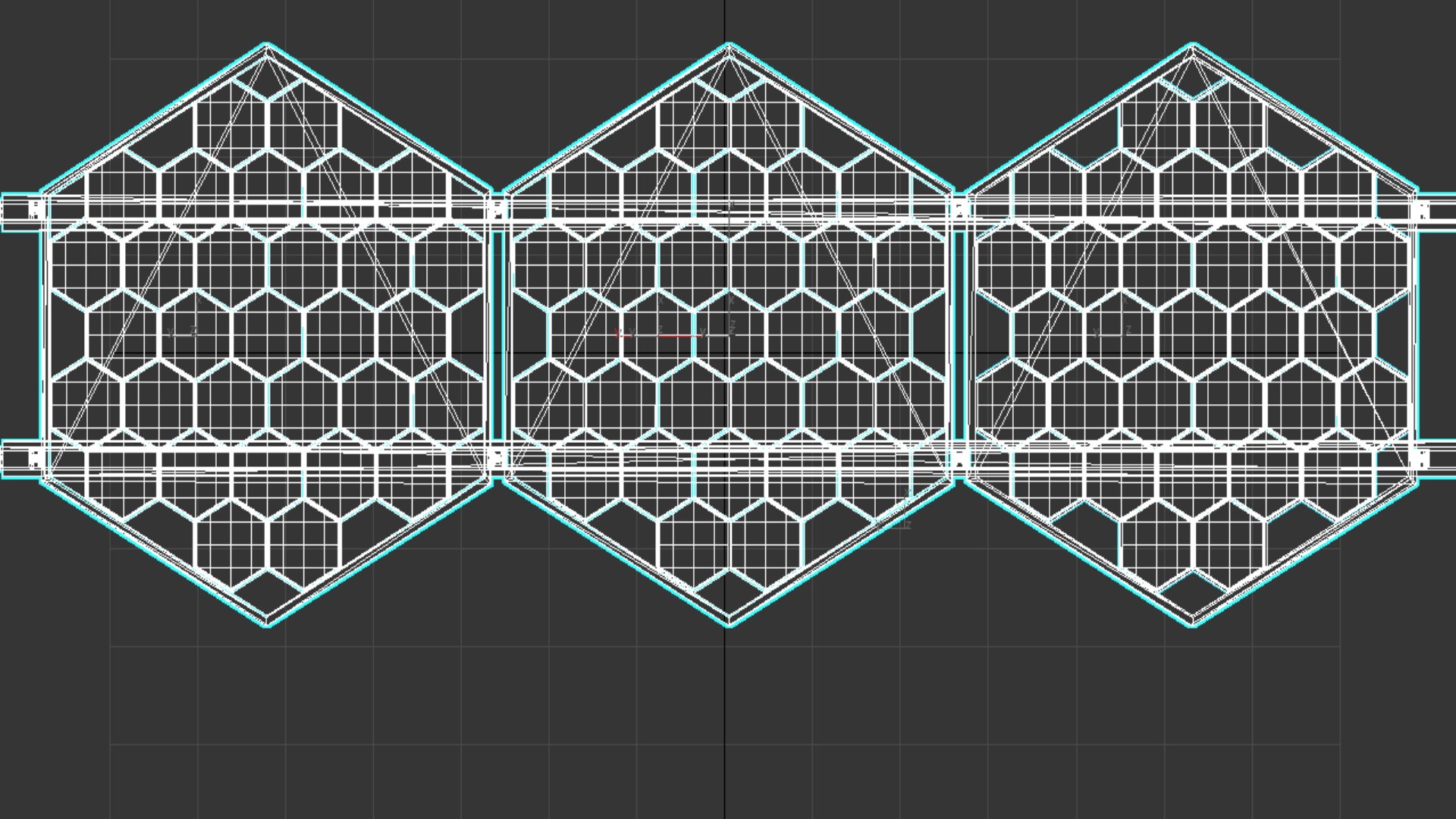 3D SolarPanel Hexagonal - TurboSquid 1921172