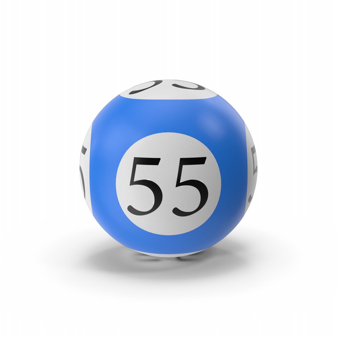 3D Bingo Ball 55 Model - TurboSquid 2415506