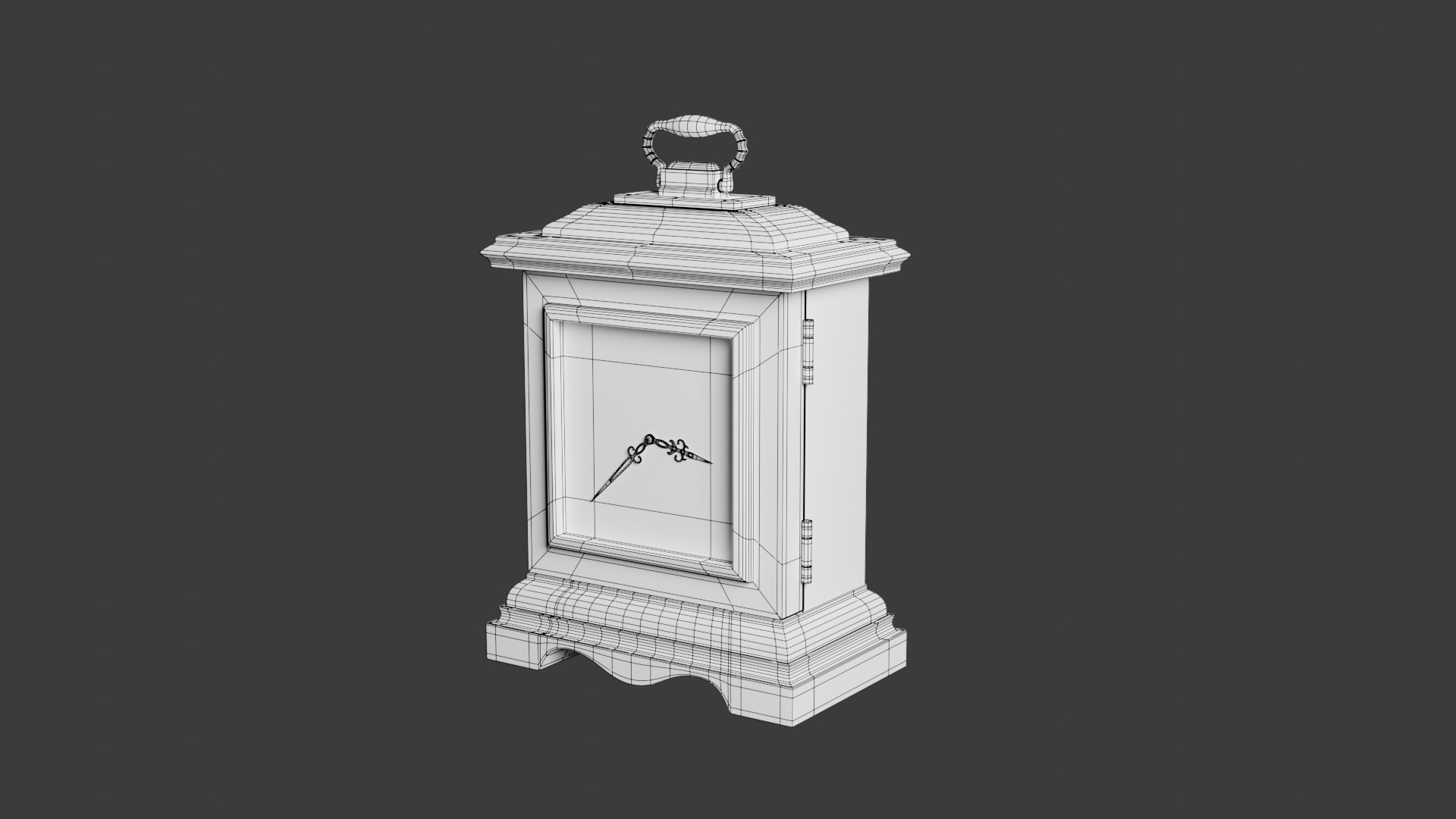 3D clock wood model - TurboSquid 1521560
