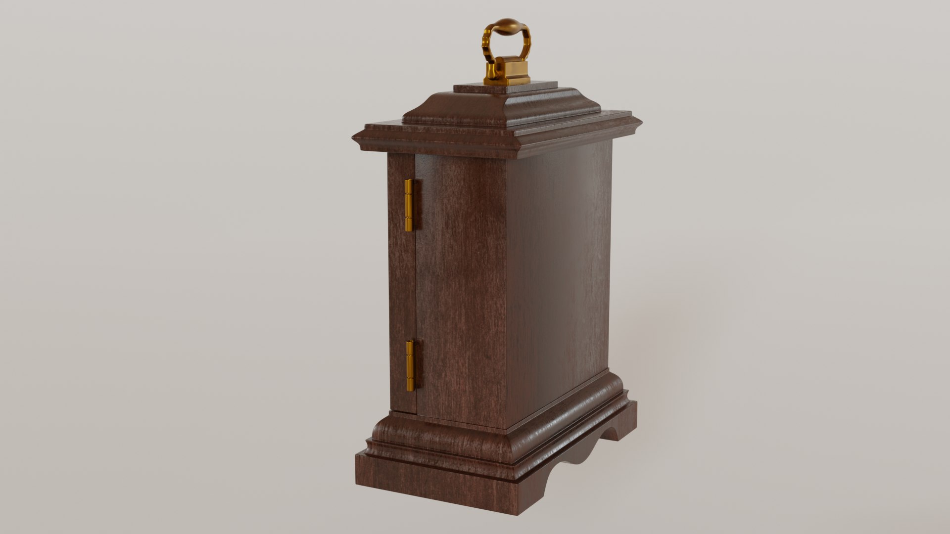 3D clock wood model - TurboSquid 1521560