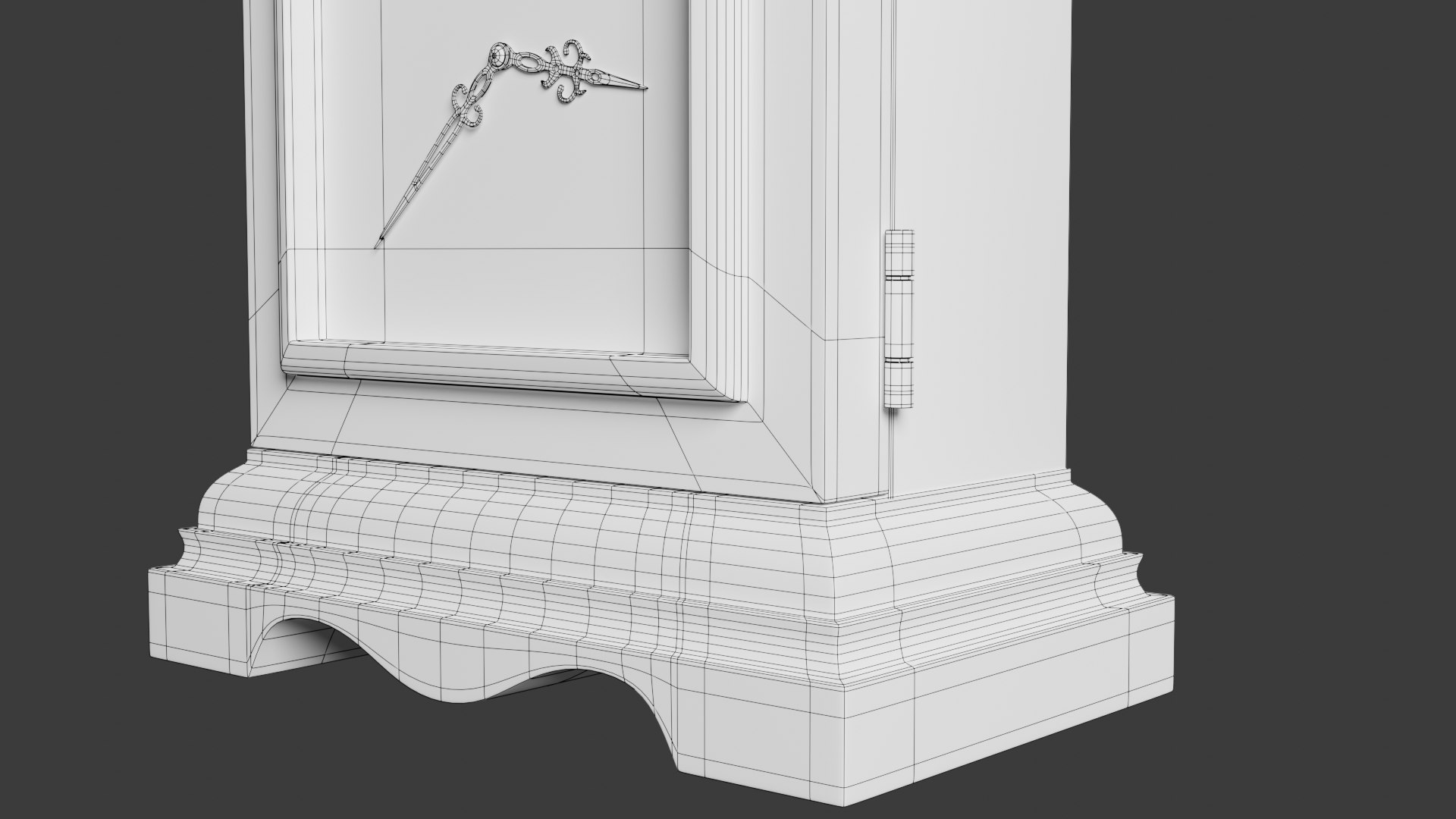 3D clock wood model - TurboSquid 1521560