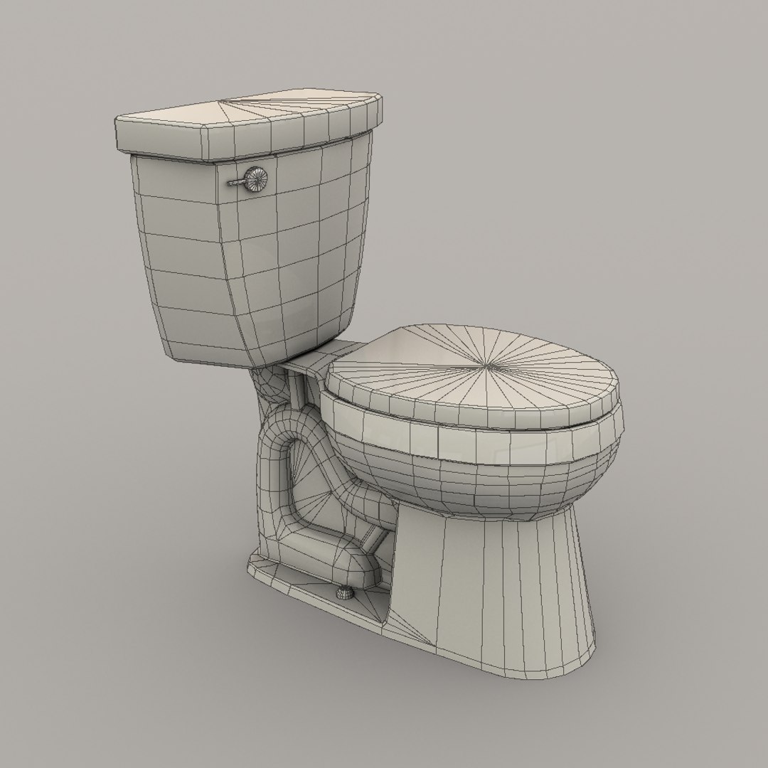 3D Toilet Polys Realistic - TurboSquid 1276740