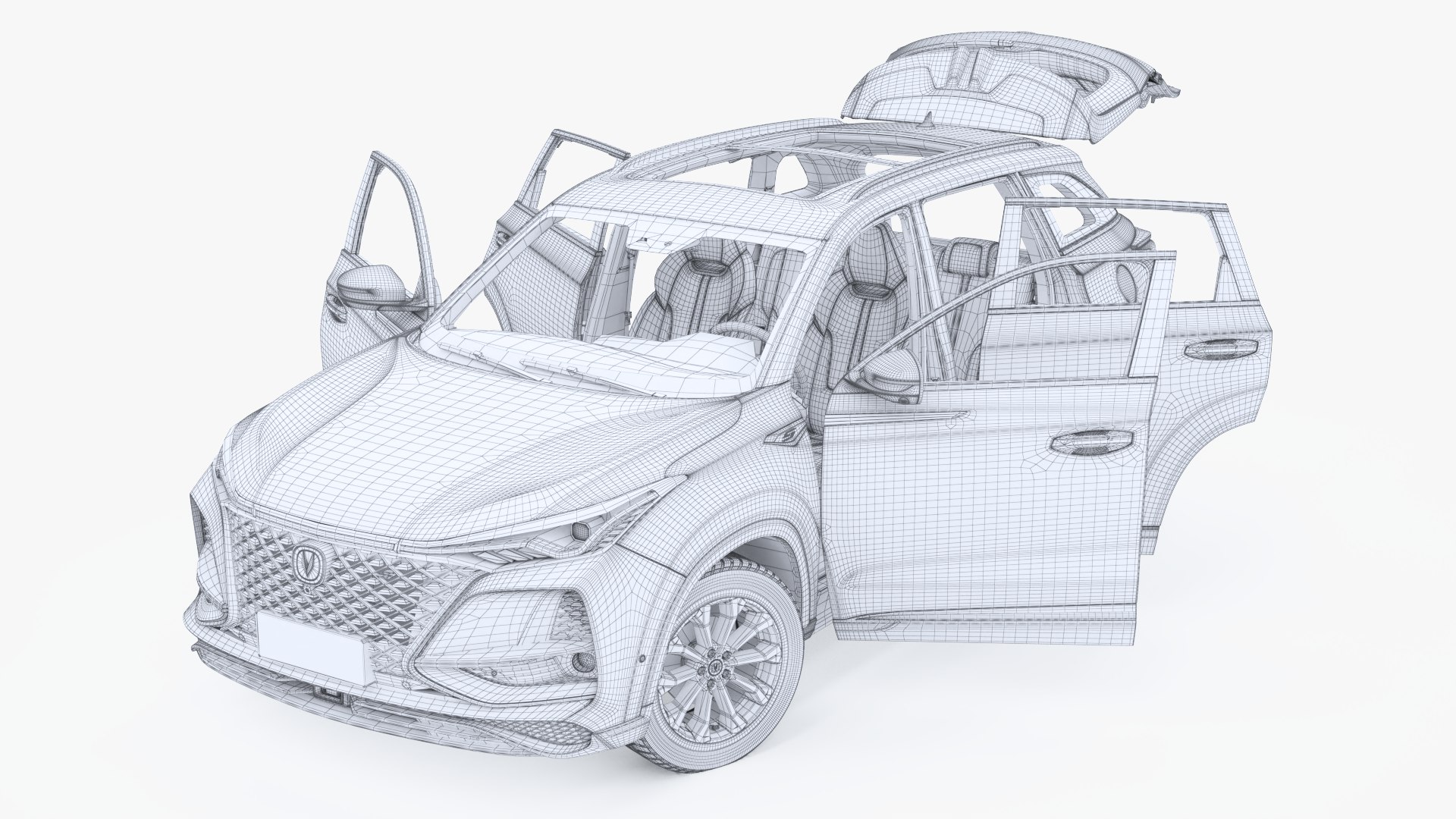 3D ChangAn CS75 Plus - TurboSquid 2056165