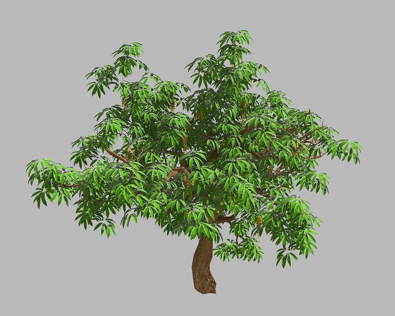 Sharp Leaves - Tree 3D - TurboSquid 1448824
