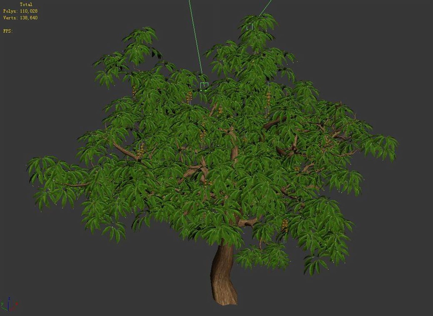 Sharp Leaves - Tree 3D - TurboSquid 1448824