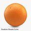 Free 3ds Model Orange Resolution Photorealistic
