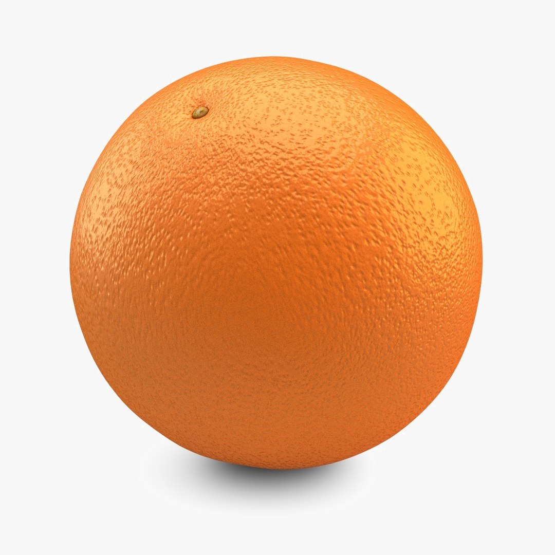 free 3ds model orange resolution photorealistic