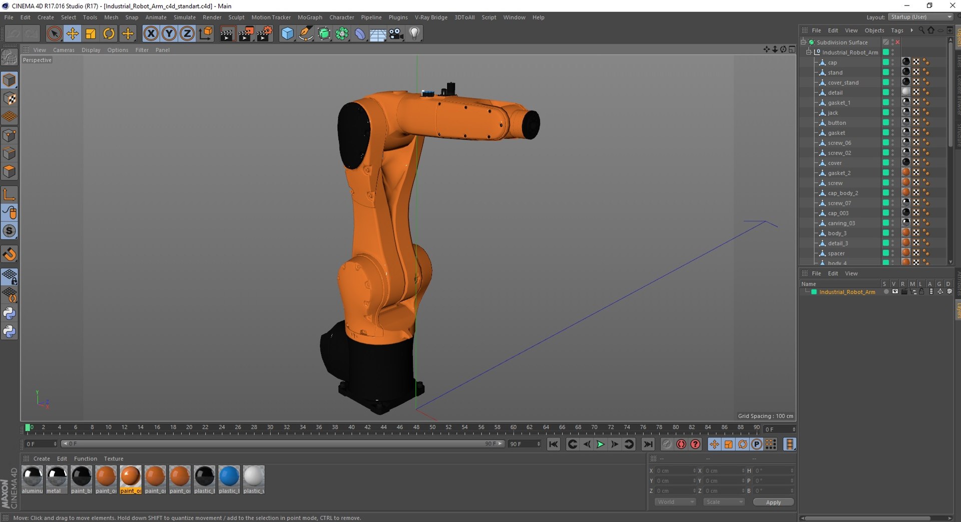 3D Industrial Robot Arm Model - TurboSquid 2149875