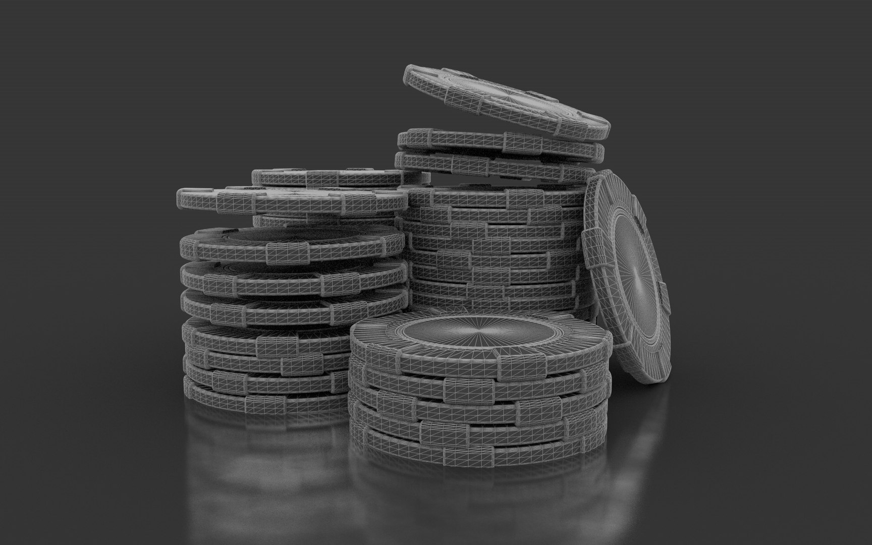 3D Poker Chip Model - TurboSquid 1831312