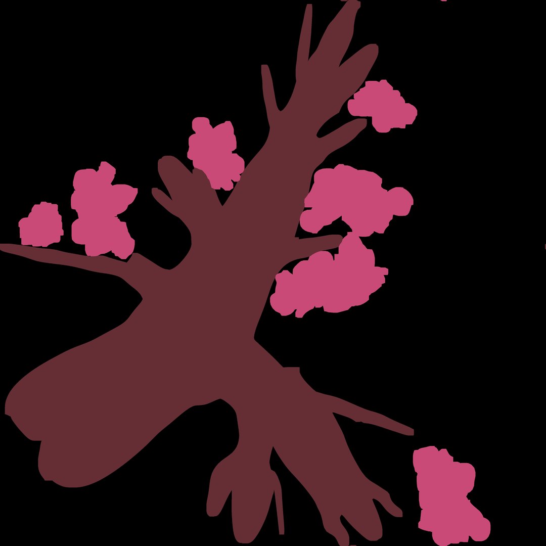 Sakura Branch And Pink Flowers 3D - TurboSquid 2093508