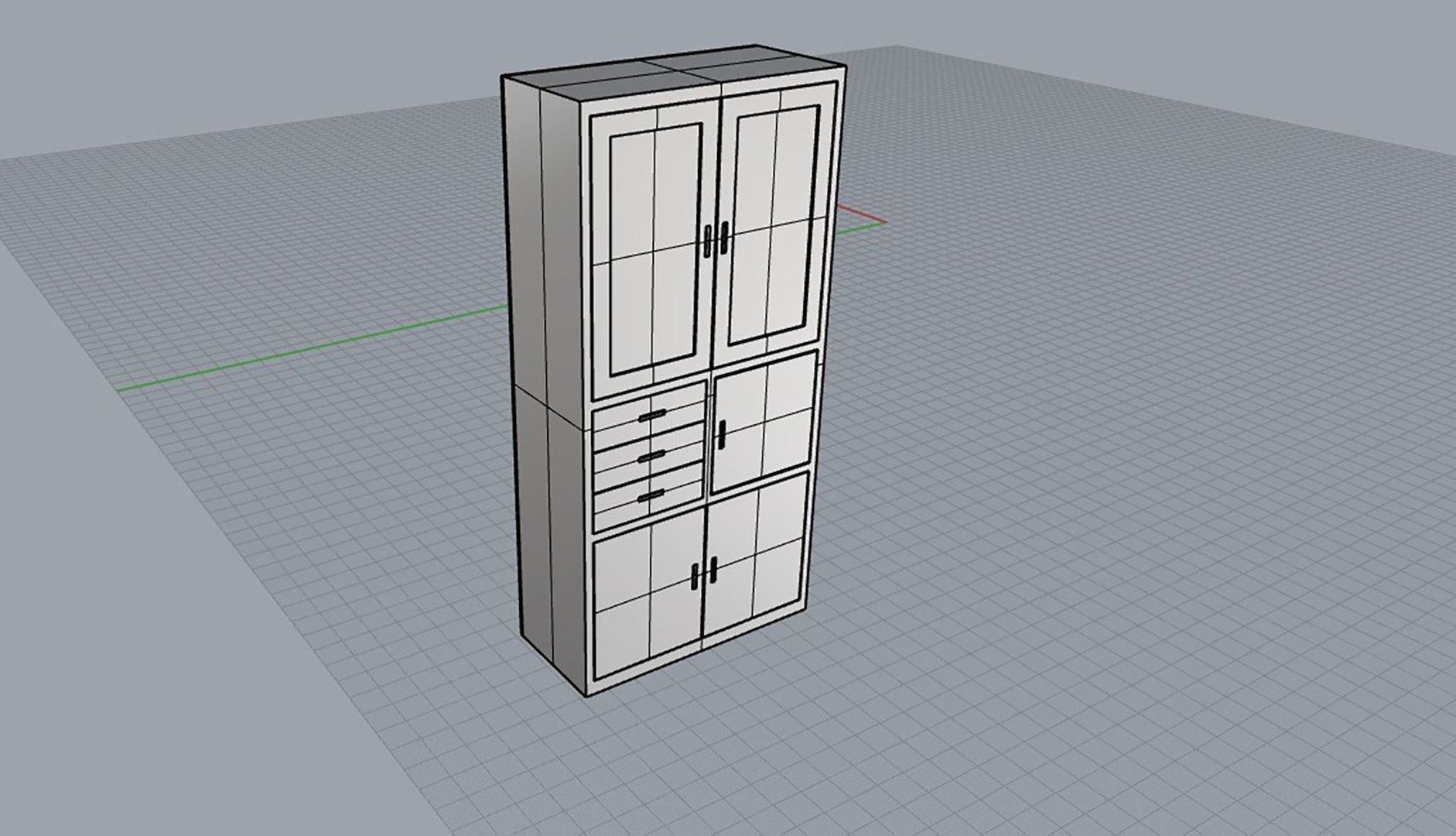 Office Cupboard 3D model - TurboSquid 2116542