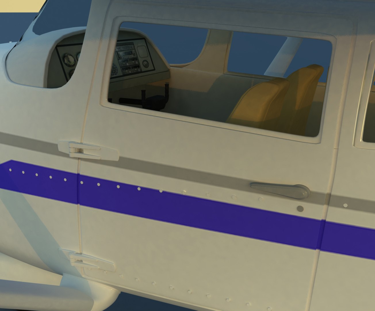 3D Design Cockpit Controls Cessna 172 – Limmerkoll