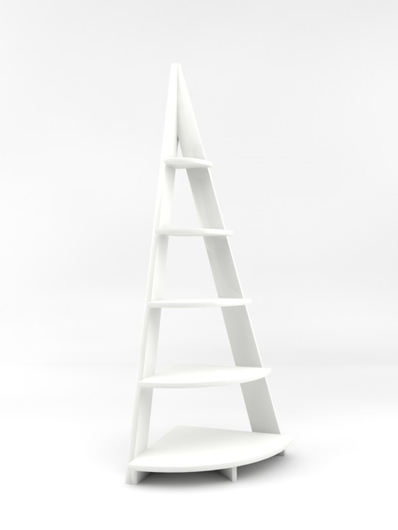 corner display stand 3d model