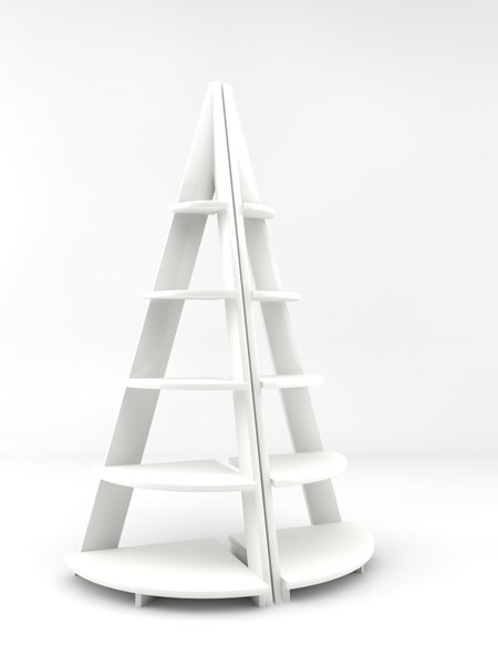 corner display stand 3d model