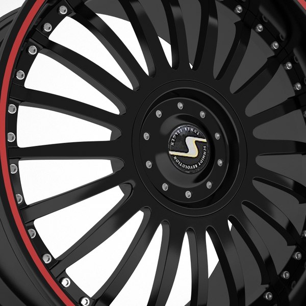 schmidt wheel rims 1 3d model