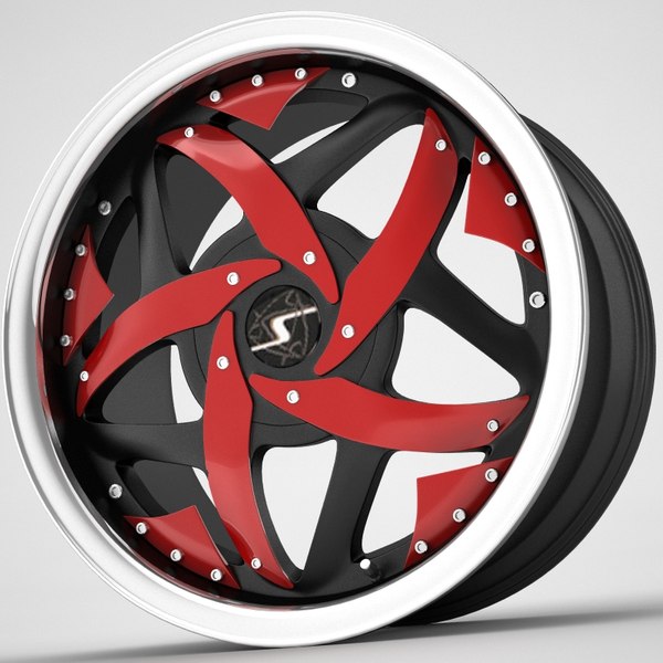 schmidt wheel rims 1 3d model
