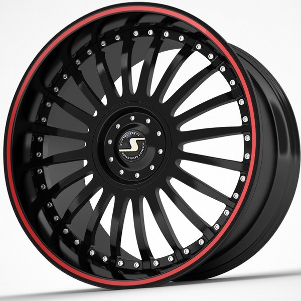 schmidt wheel rims 1 3d model